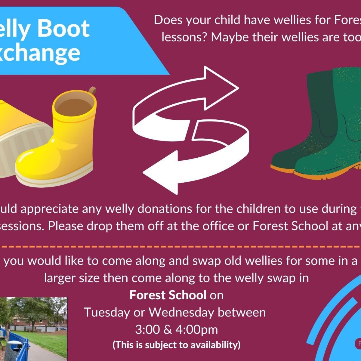 Welly Boot Exchange - Fulbridge Academy